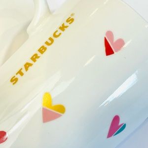 Starbucks | Kitchen | Starbucks Heart Ceramic Travel Mug Valentines Day ...